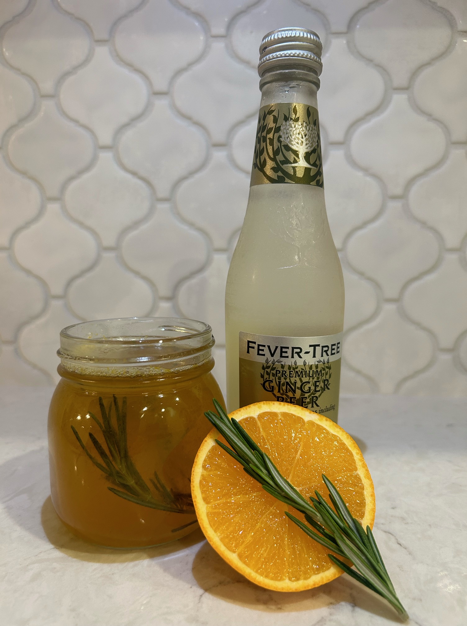 Navel Orange and Rosemary Simple Syrup + Drink – Farm to Body Wellness
